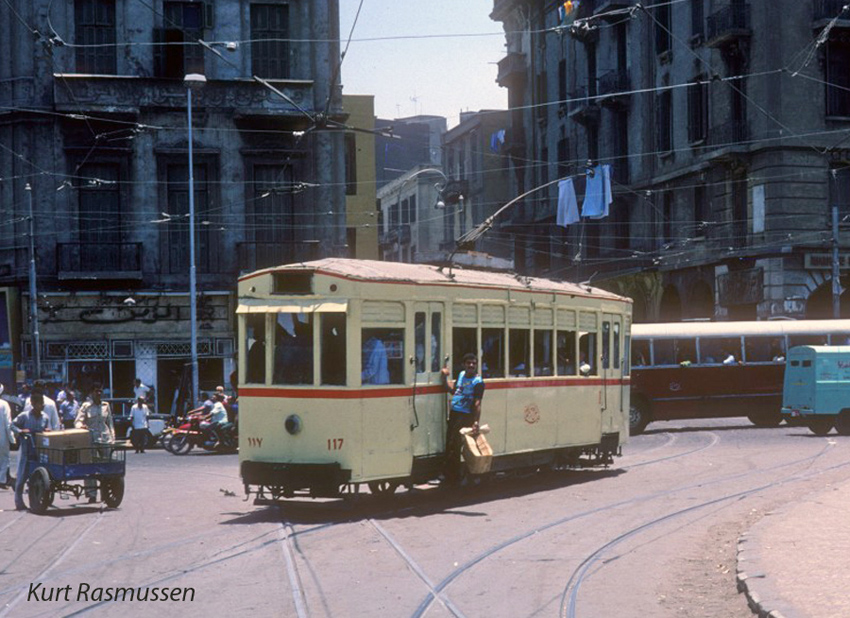 Buses in Egypt-Cairo trams