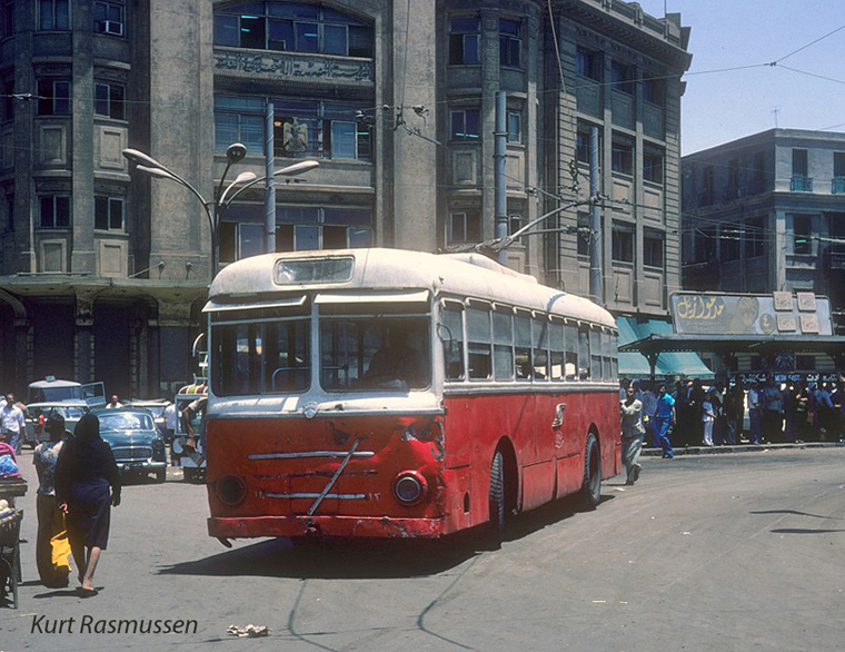 Buses in Egypt-Cairo trams