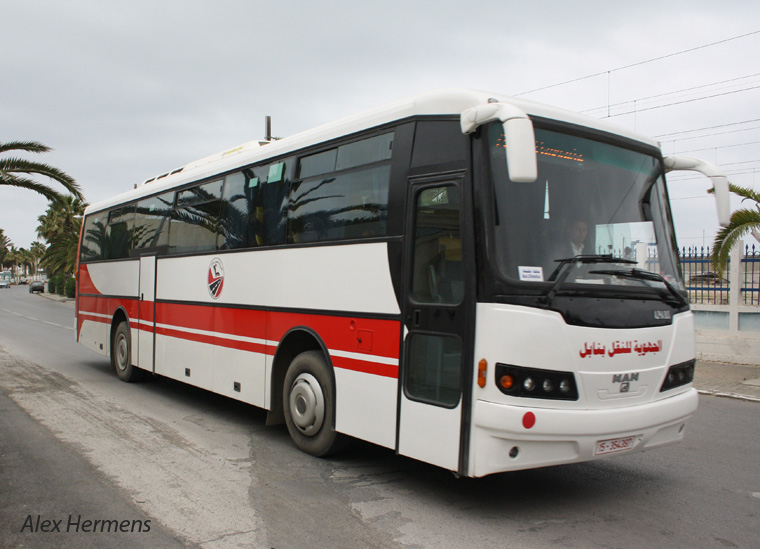 Buses in Tunesia-Nabeul